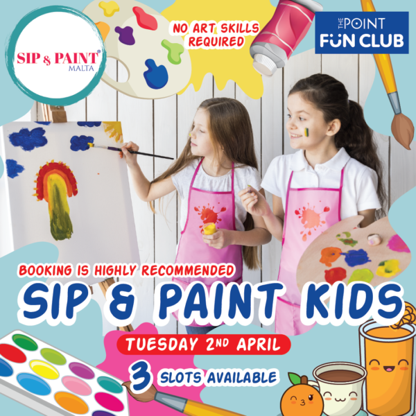 Sip & Paint Kids at The Point! 🥤🍓 - The Point